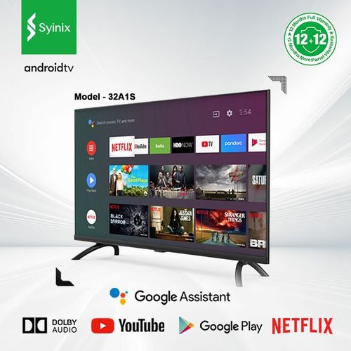 Syinix 32A1S,Frameless 32″ Android Smart LED TV – Natah Ventures